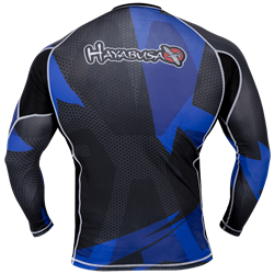Рашгард Hayabusa Metaru Black/Blue L/S(цена, описание, отзывы, размеры ...